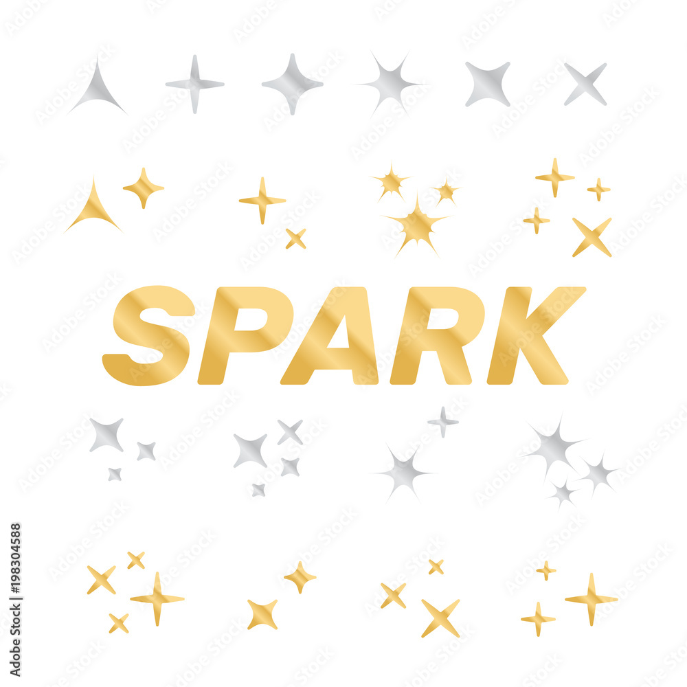 Glowing light effect star. Sparkle lights vector Stock Vector | Adobe Stock