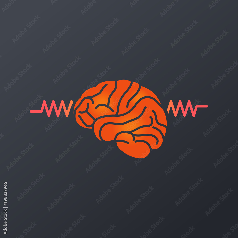 EPILEPSY vector logo icon illustration Stock Vector | Adobe Stock
