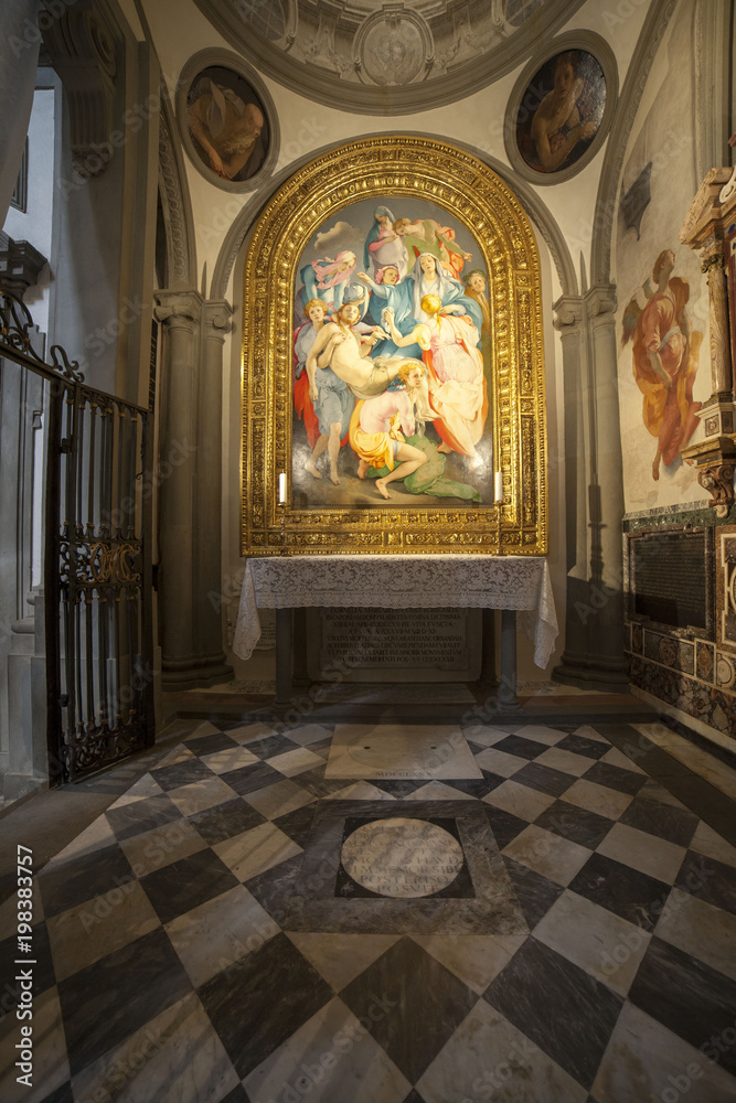 Foto de Firenze, chiesa di Santa Felicita, la deposizione del Pontormo ...