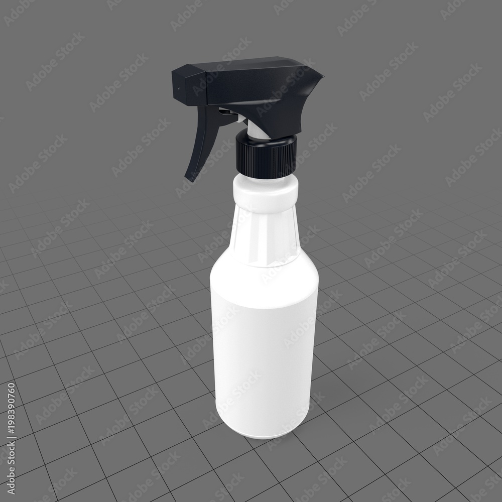 Risorsa 3D Stock Spray bottle for cleaner | Adobe Stock