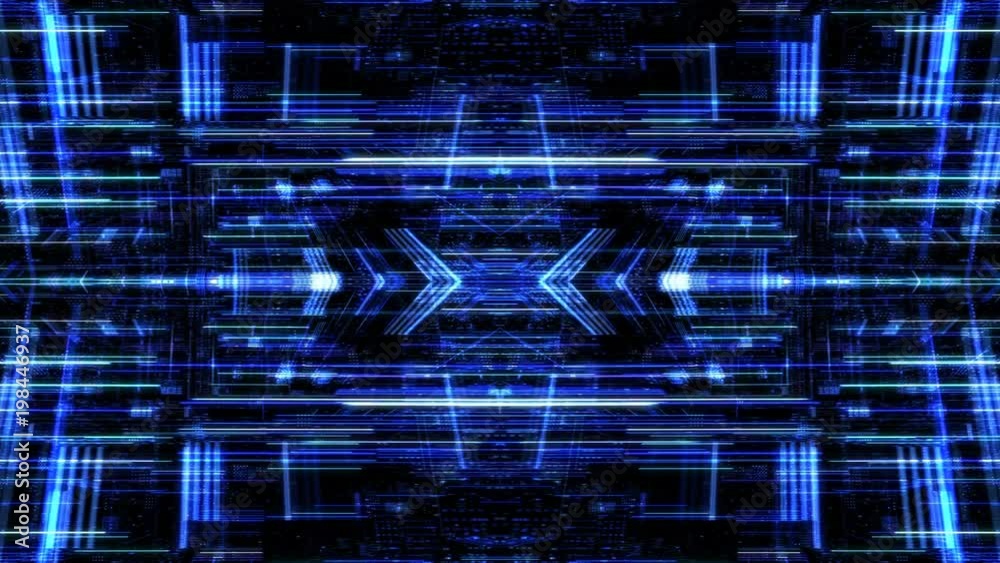 Abstract technology pattern with connecting lines and dots. Digital ...