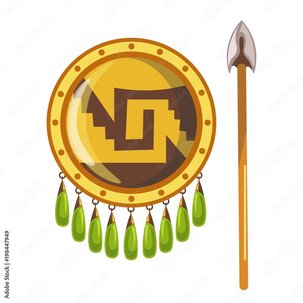 Ancient Mayan Spears