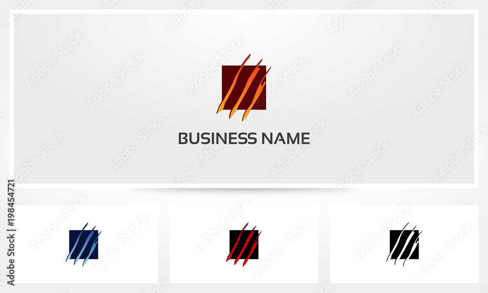 Claw Scratch Beast Logo Stock Vector | Adobe Stock