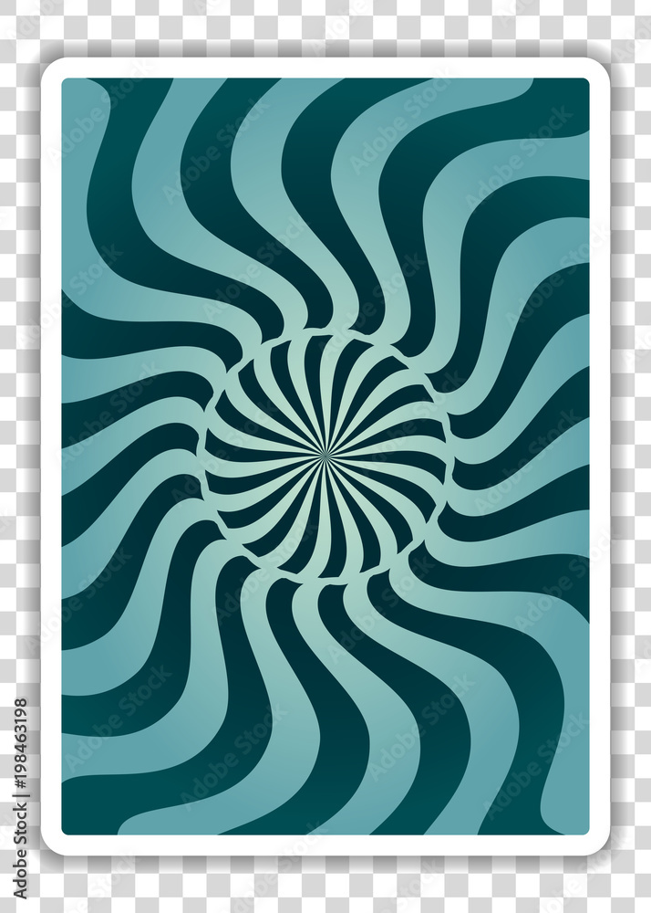 Playing Cards Back isolated on transparent background. Vector ...