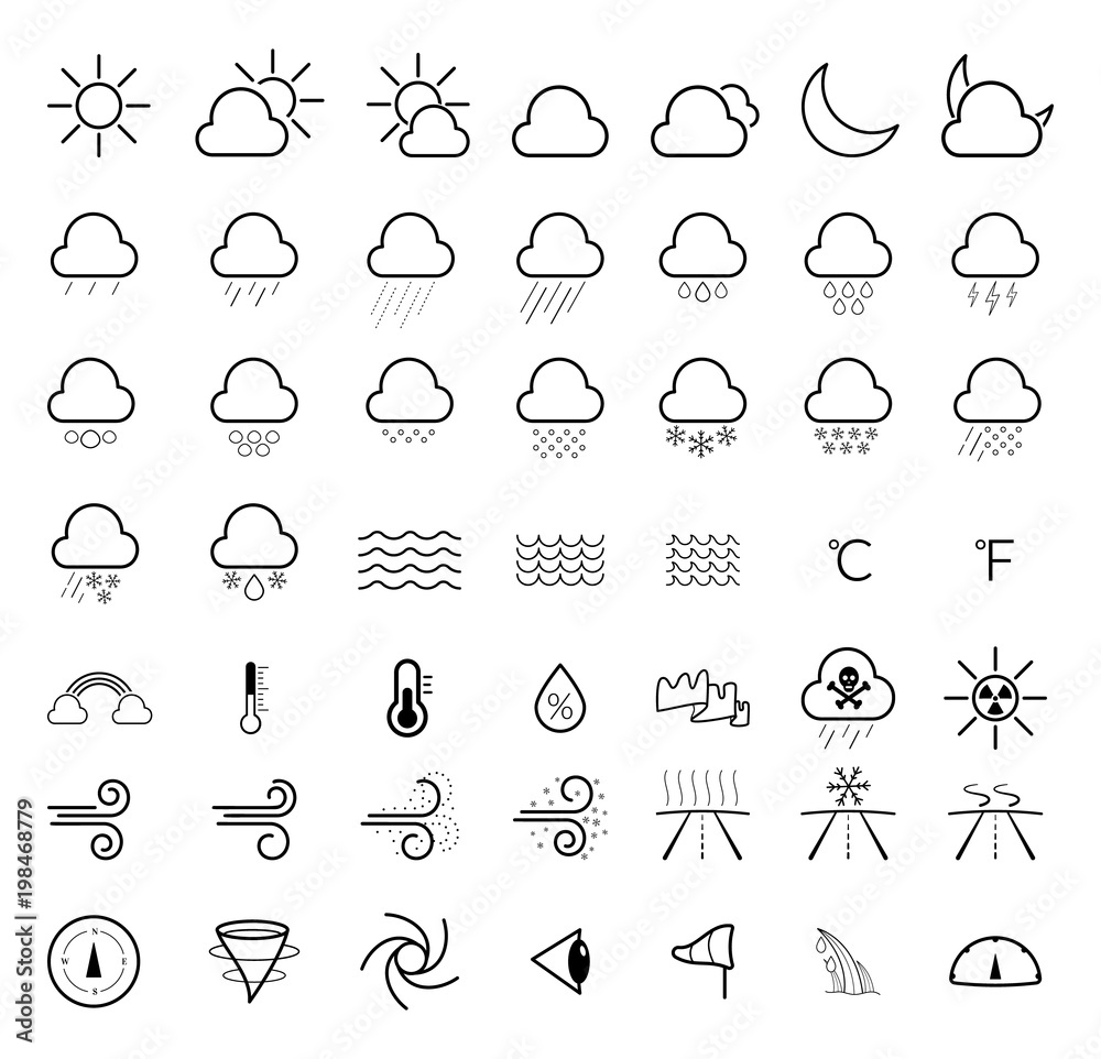Precipitation Symbols