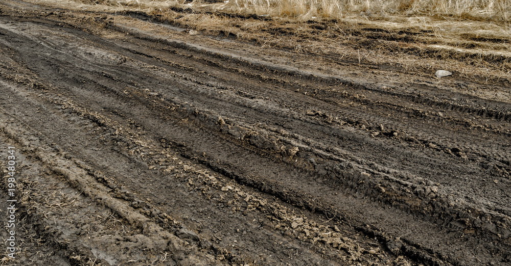 Mud Tracks Background