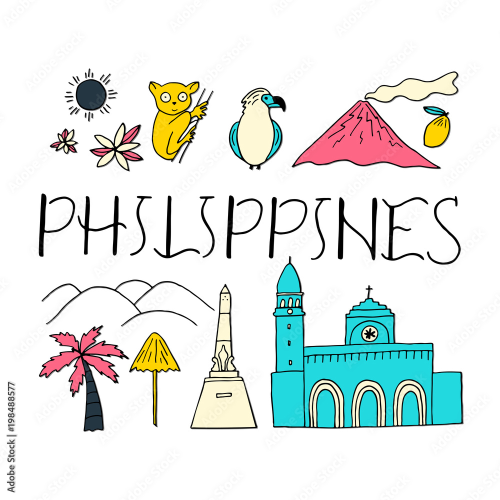 National symbols of Philippines. Stock Vector | Adobe Stock