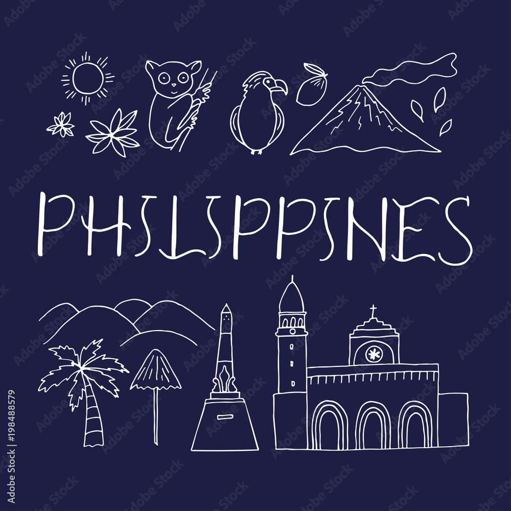 National symbols of Philippines. Stock Vector | Adobe Stock