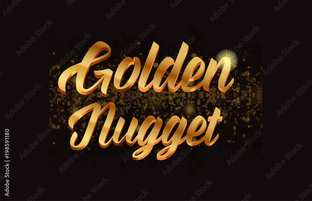 word text with sparkle and glitter background in gold, suitable for ...