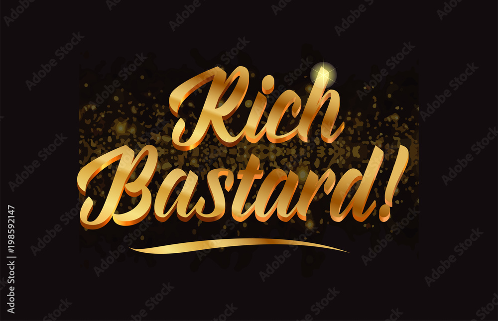 word text with sparkle and glitter background in gold, suitable for ...