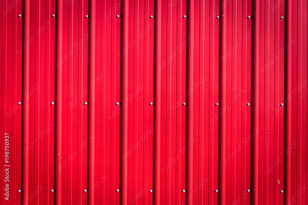 red corrugated tin blank background with rivets. Stock Photo | Adobe Stock