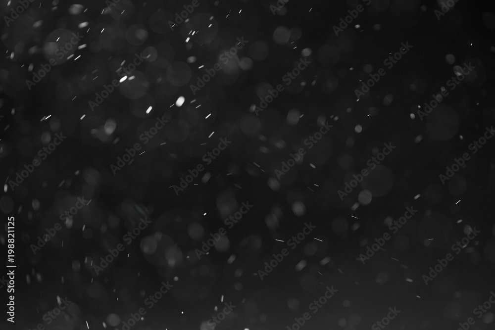 abstract dust particles over black background for overlay Stock Photo | Adobe Stock