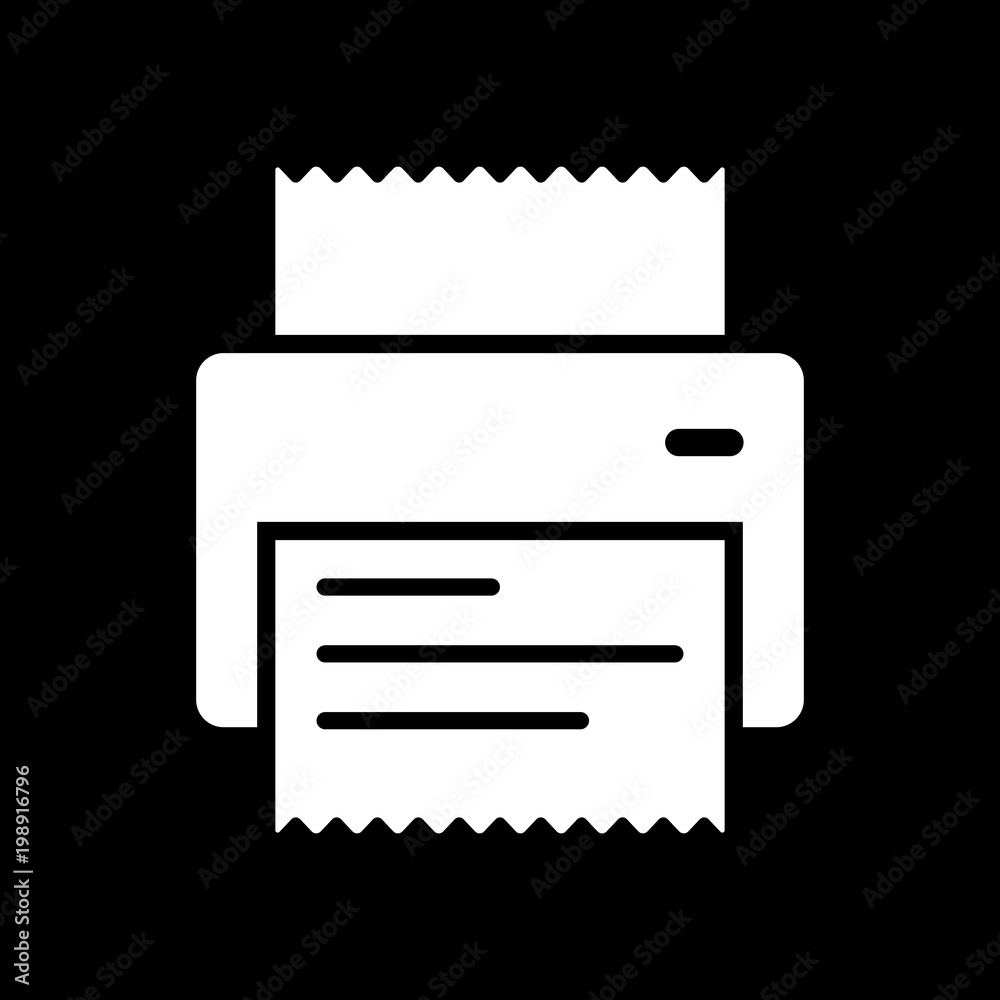 Receipt Printer Icon