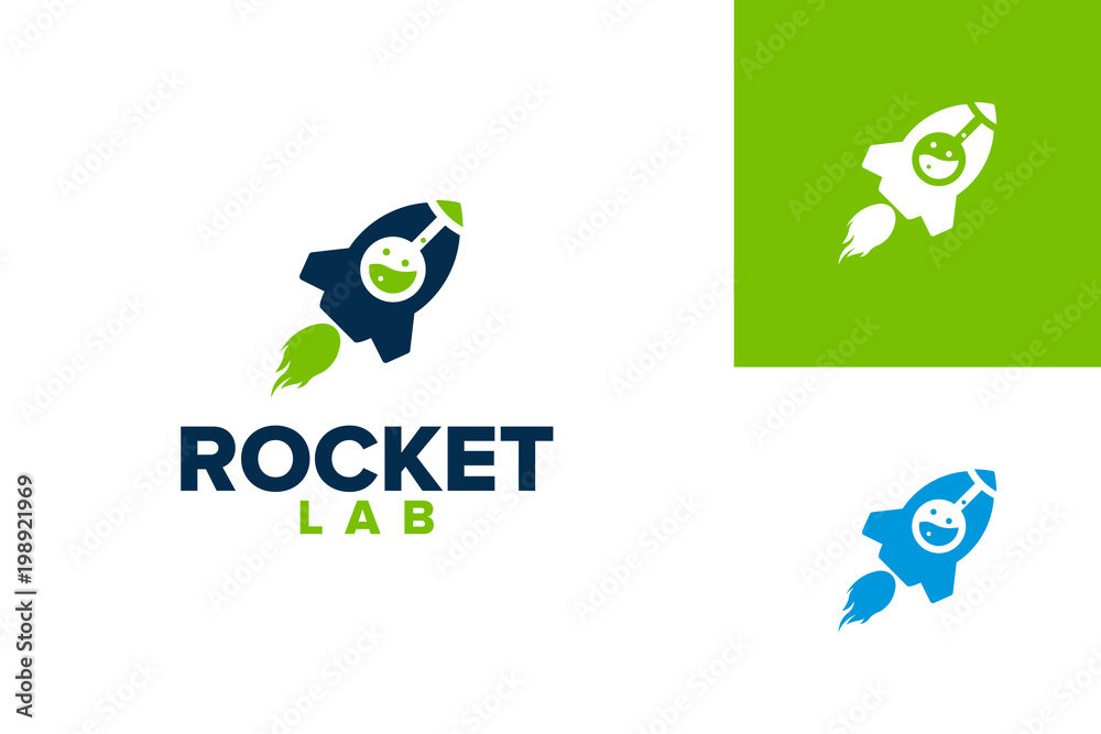 Rocket Lab Logo Template Design Vector, Emblem, Design Concept ...