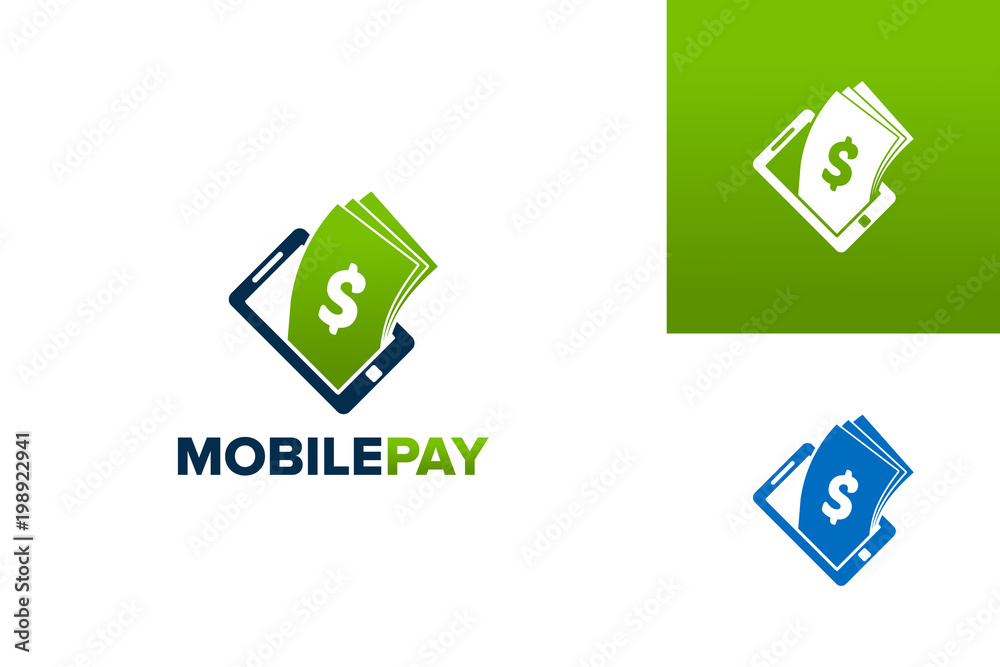 Mobile Pay Logo Template Design Vector, Emblem, Design Concept ...