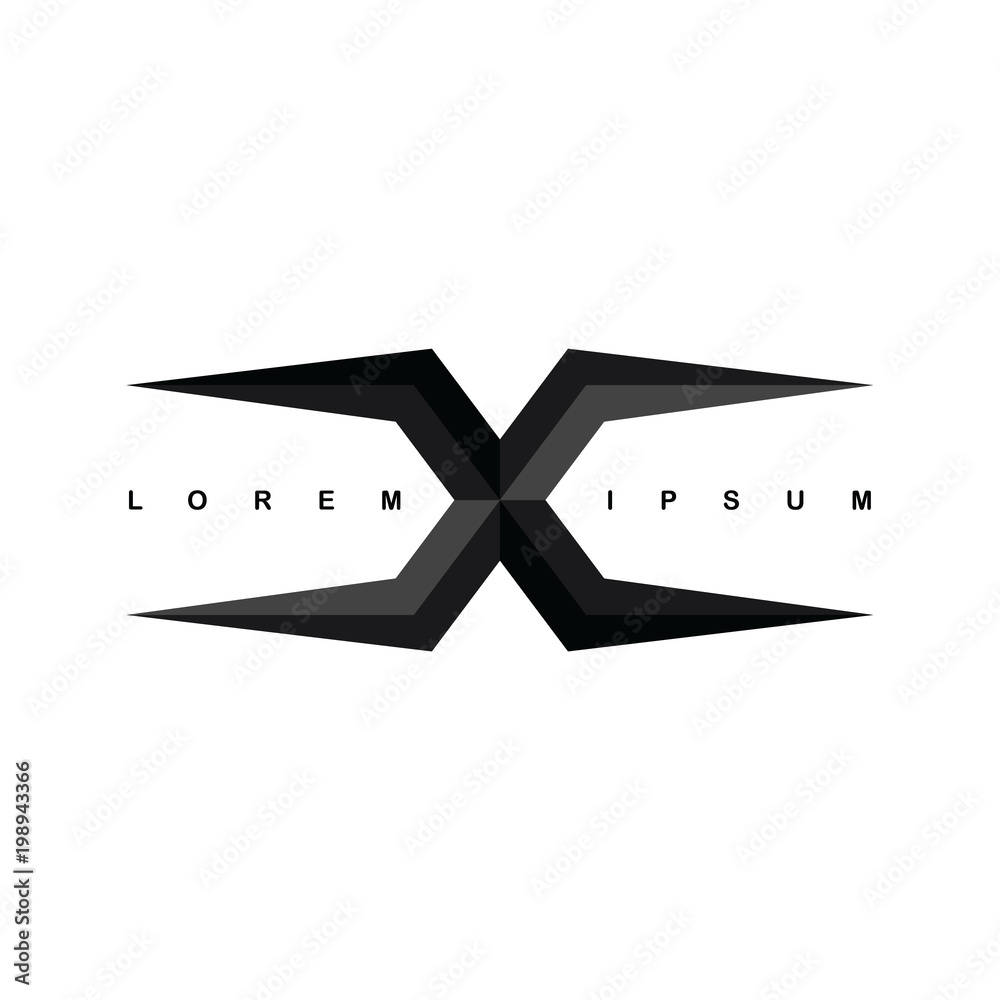 Letter X Template
