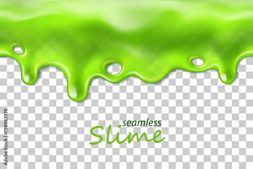 Seamless dripping slime repeatable isolated on transparent background ...