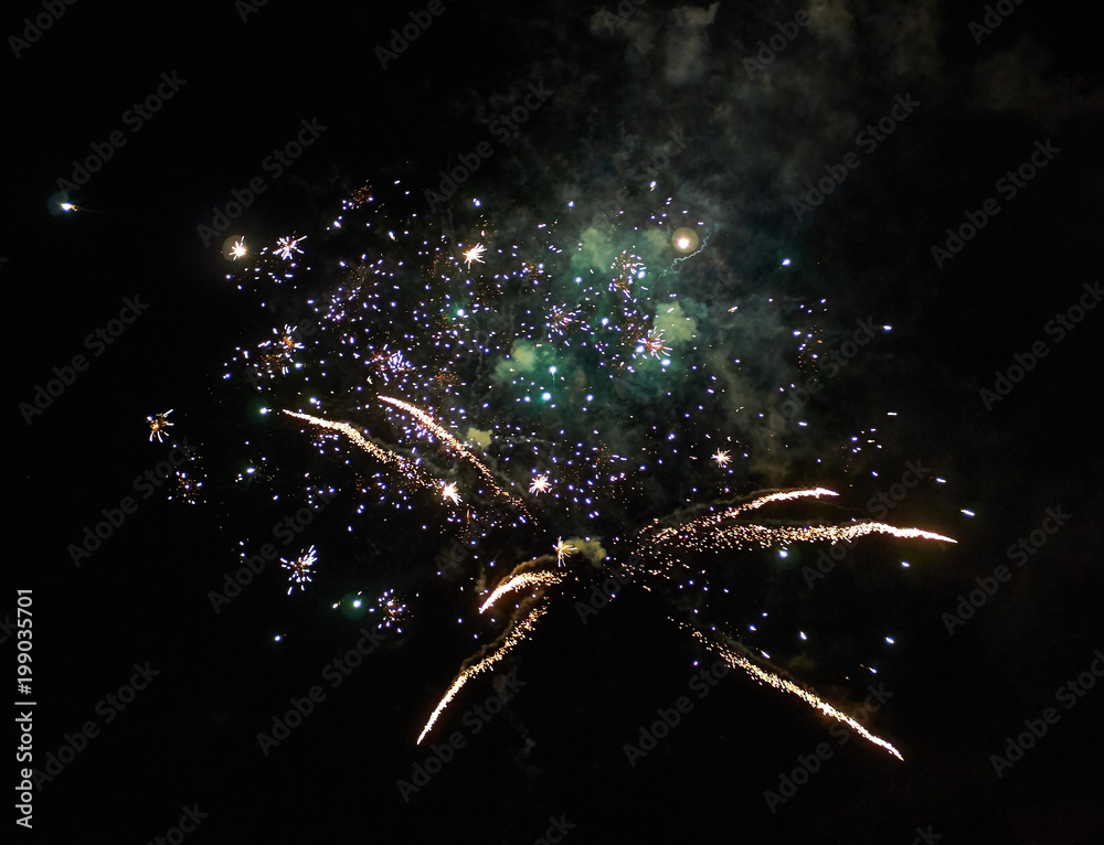 Lime Green Fireworks