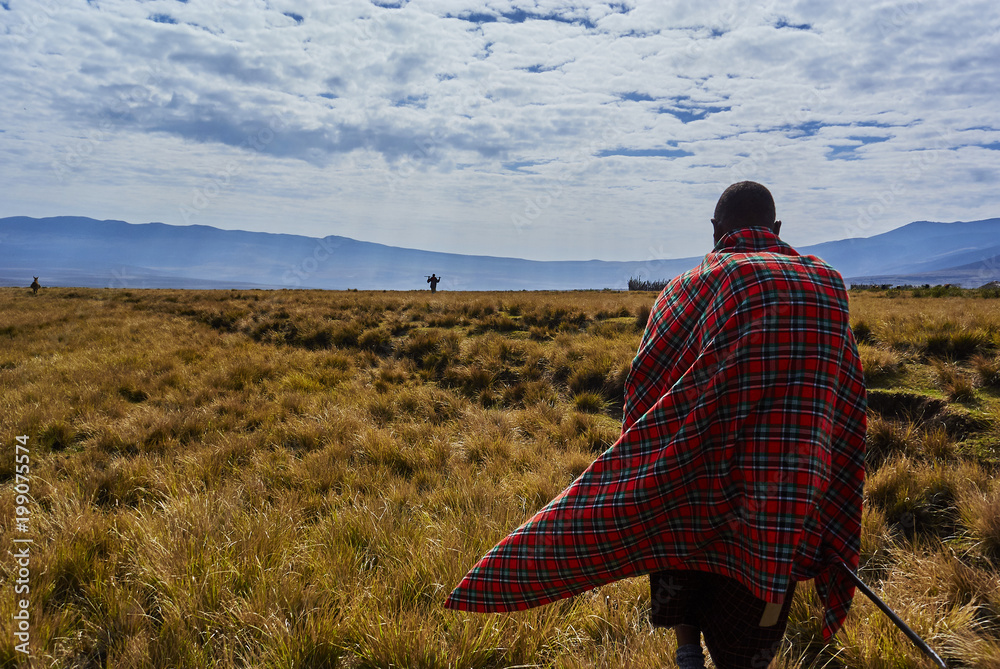 Poster Hike Ngorongoro Conservation Area National park Highlands ...