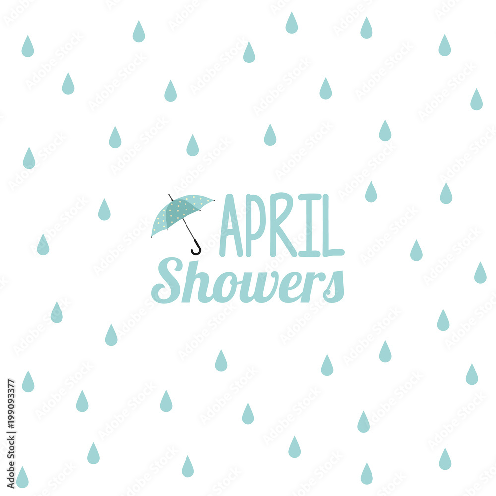 April Showers Background
