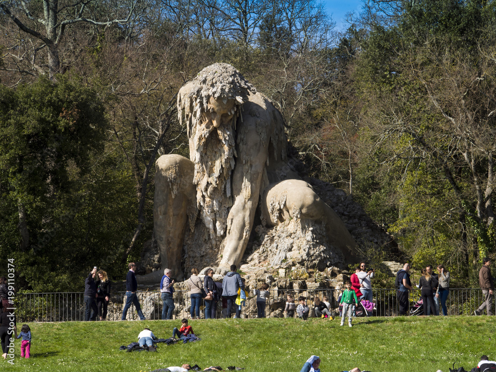 Italia, Toscana, Firenze, Pratolino, il Parco della villa Demidoff. Il ...