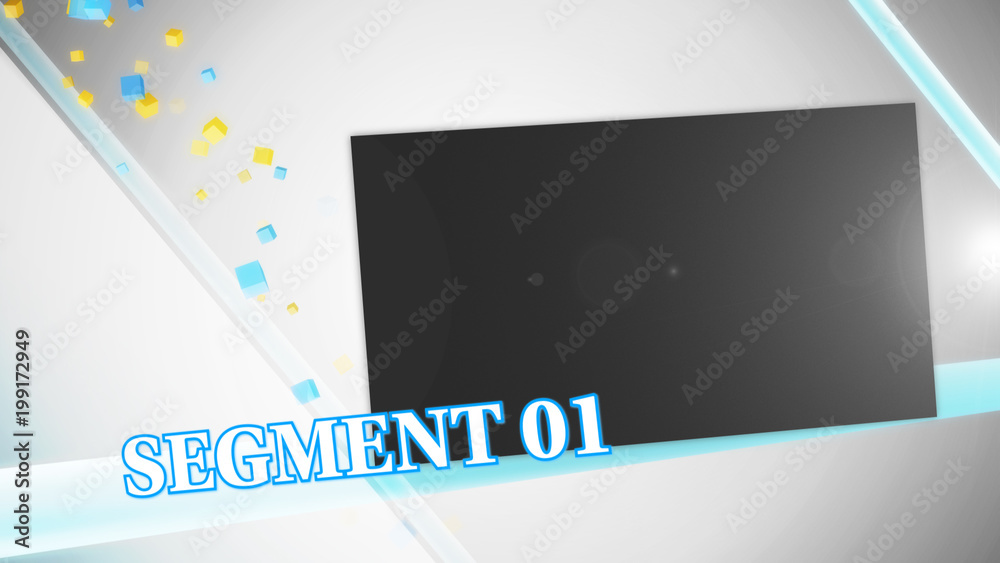 Floating Cubes Overlay Stock Template | Adobe Stock