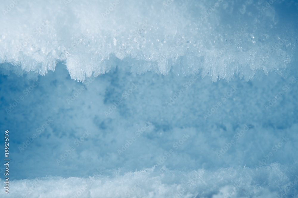 icy frost background in freezer Stock Photo | Adobe Stock