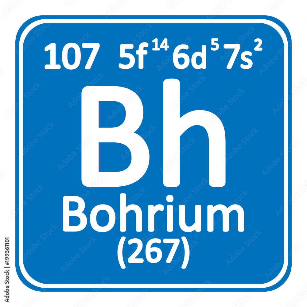 Bohrium Symbol
