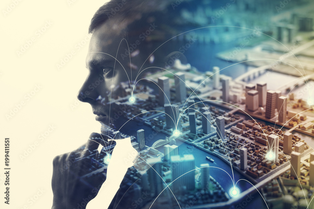 Communication network concept. Stock Photo | Adobe Stock