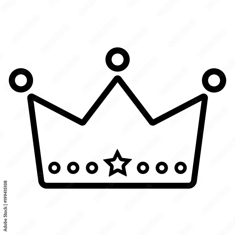Icon - Krone Stock Vector | Adobe Stock