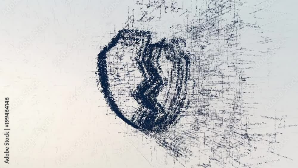 Breaking logo, a design consisting of a code of numbers and a symbol ...