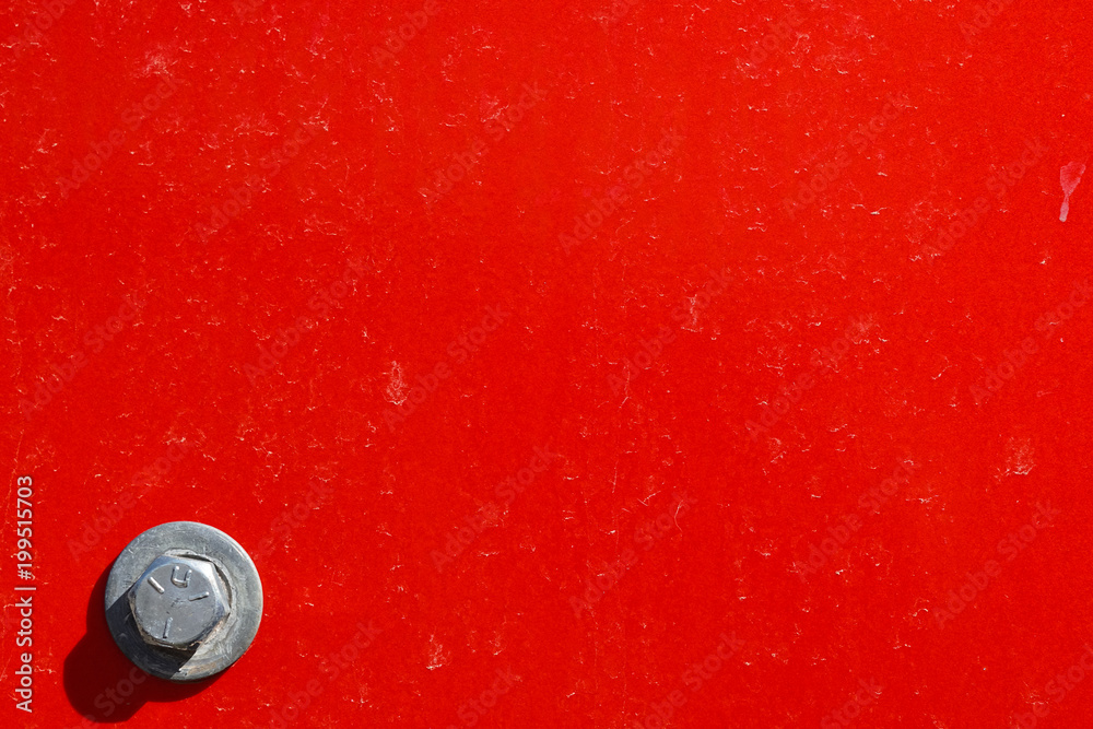 Red Metal Texture with Bolt Stock Photo | Adobe Stock
