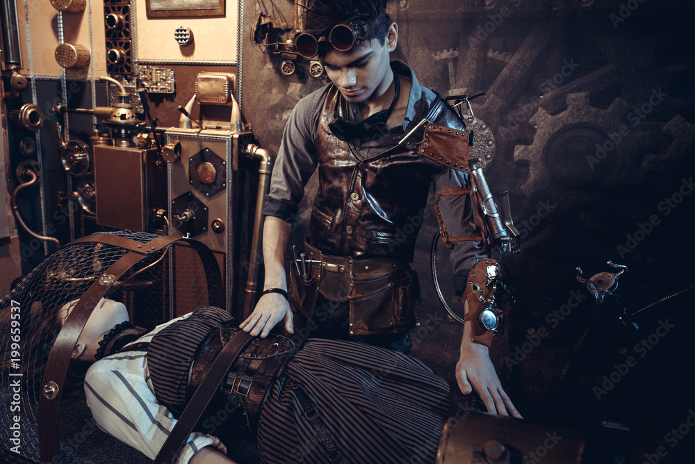 Steampunk Mechanic Cosplay