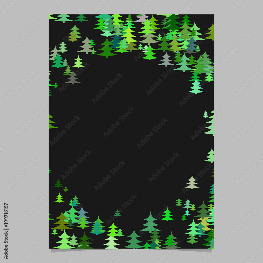 Pine Tree Page Border