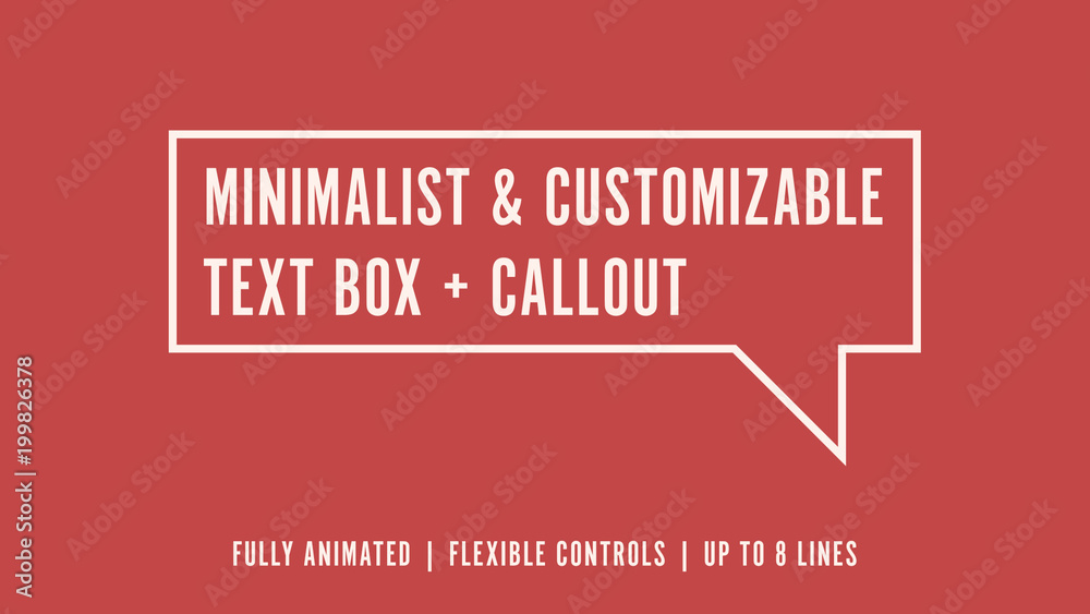 Minimalist Callout Box Stock Template | Adobe Stock