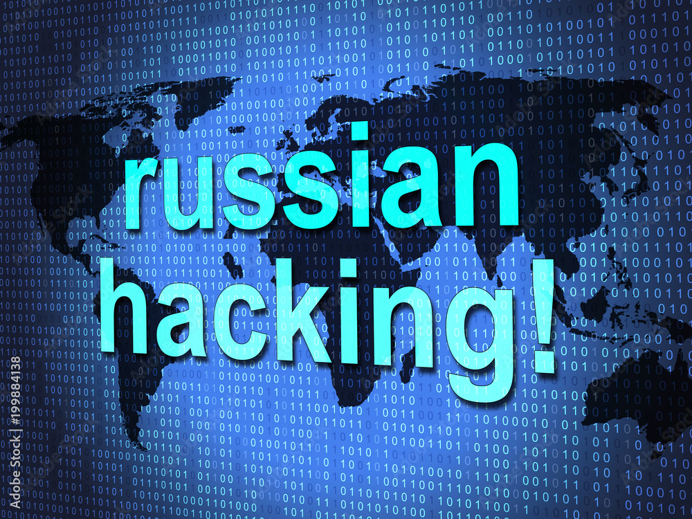 Russian Hacking Map Shows Election Data 3d Illustration Stock Photo ...