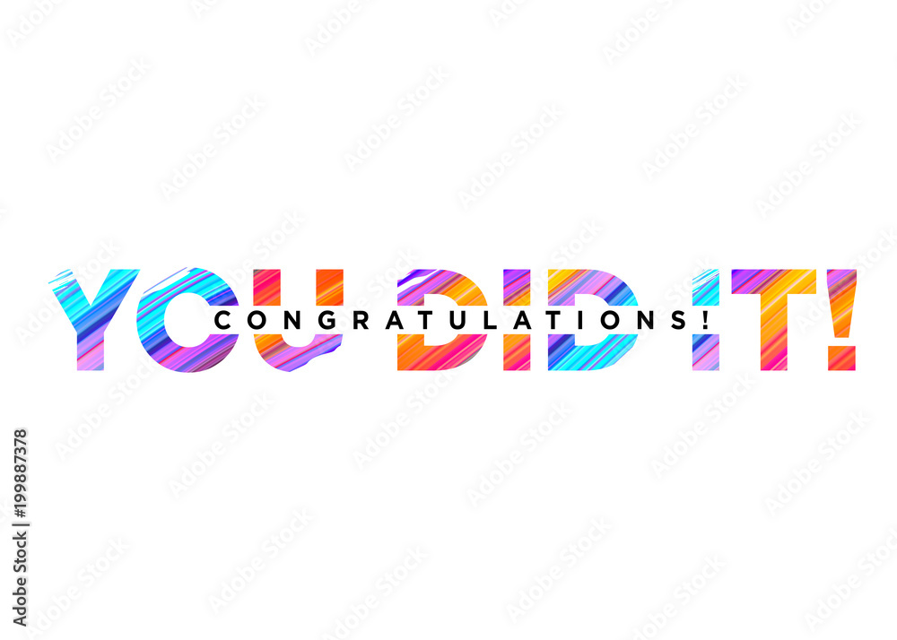 Greeting Cards Paper Paper Party Supplies Congratulations You Did It 
