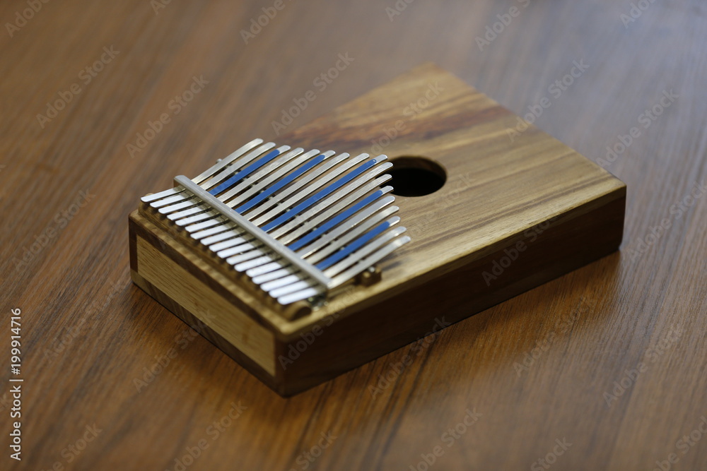 African musical instrument calimba.A rare musical instrument. African ...