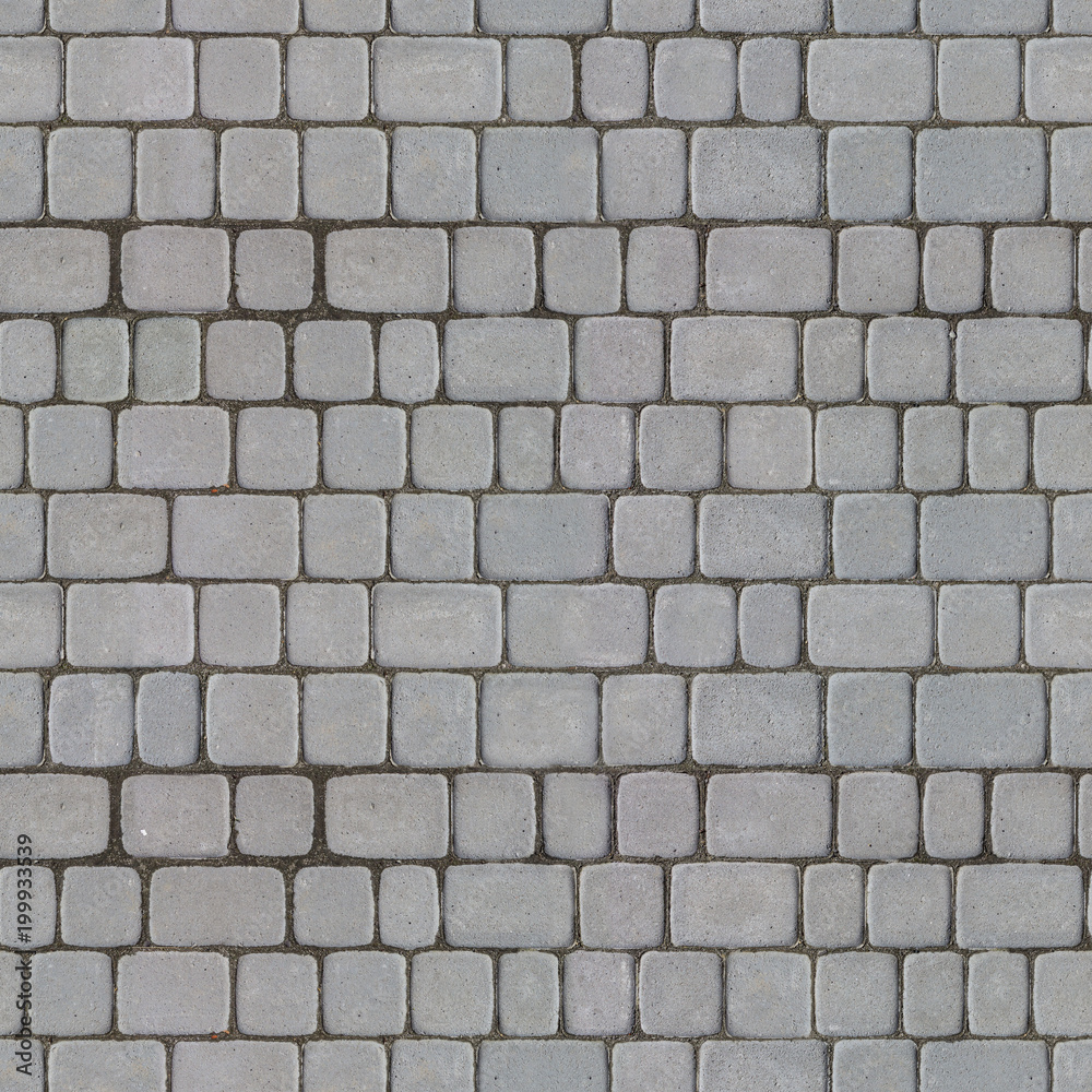 Seamless Tileable Texture of Gray Paving Slabs. Stock Photo | Adobe Stock