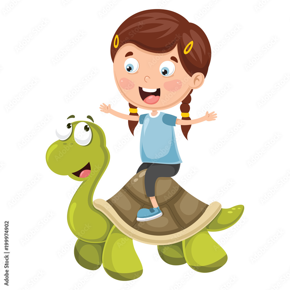 Turtle Boy Artist Clipart