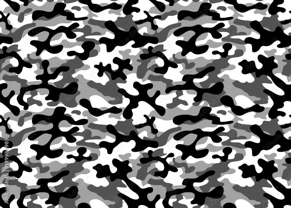 texture military camouflage repeats seamless army black white hunting ...