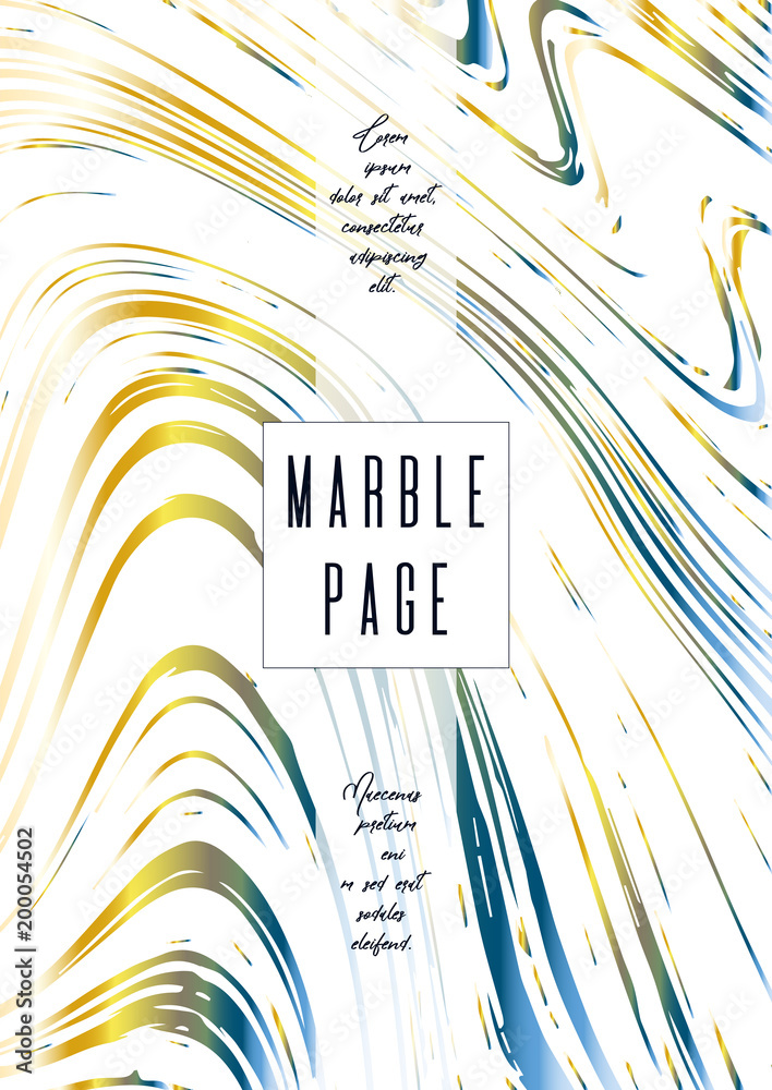 Modern Marble Cover Design for your Business with Abstract Lines ...