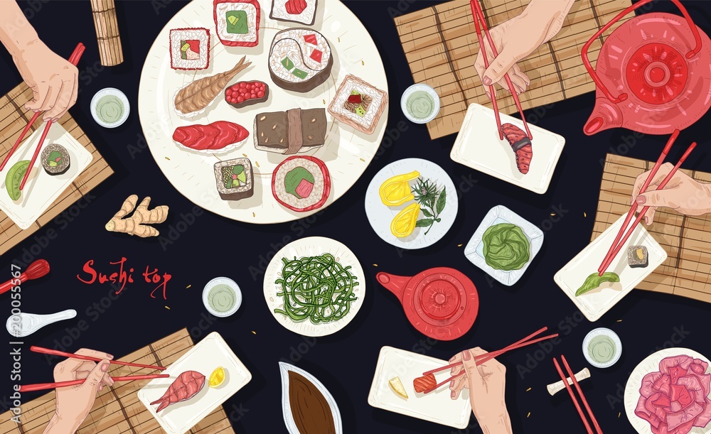Realism Sushi Table