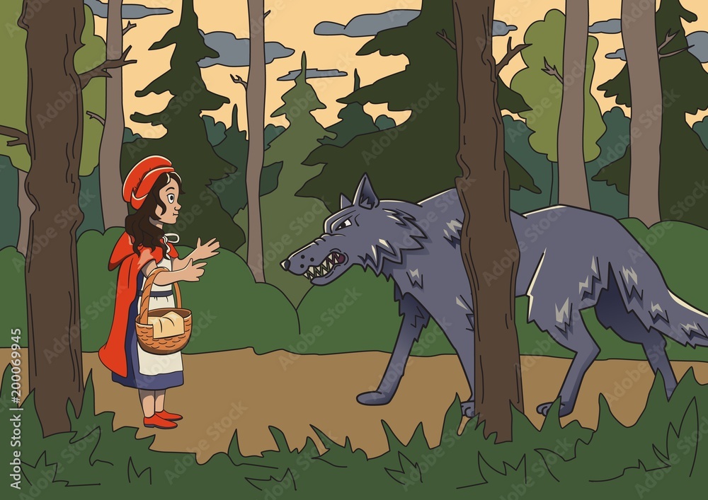 Dark Fairy Tales Red Riding Hood