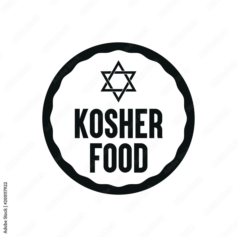 Kosher icon. Vector illustration. vector de Stock | Adobe Stock