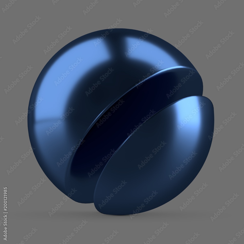 Blue anodized metal Stock 3D asset | Adobe Stock