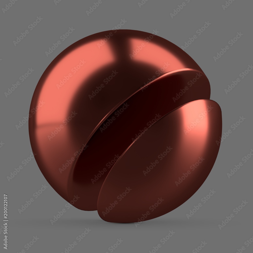 Red anodized metal Stock 3D asset | Adobe Stock
