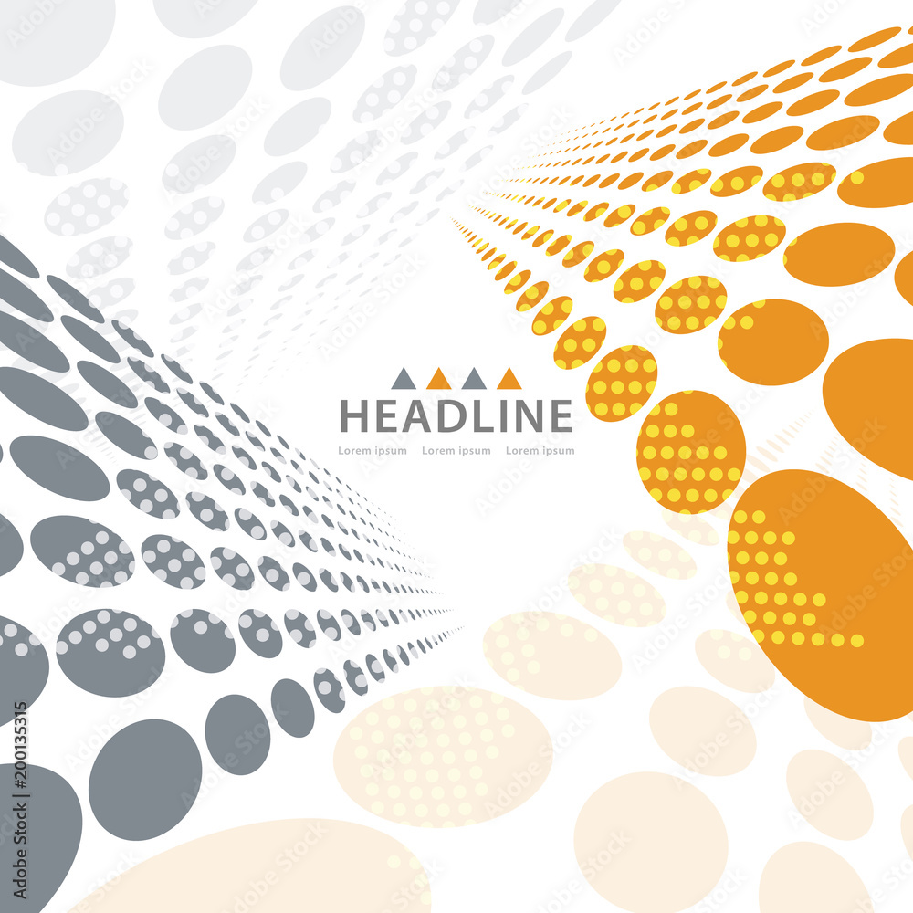 Brochure header layout template wall mural wallpaper | Muraledesign.com