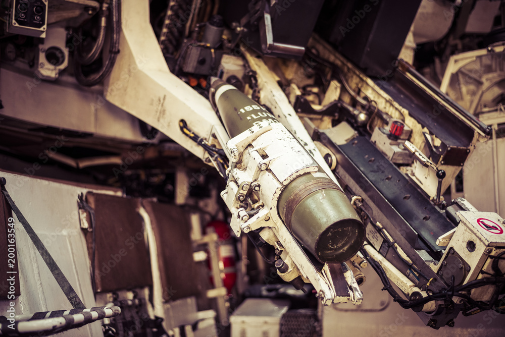 Reloading a Tanks Turret for Action Stock Photo | Adobe Stock