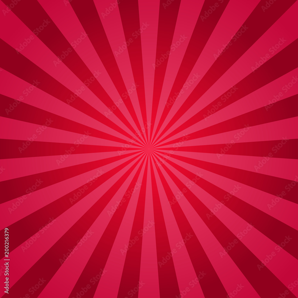 Sunlight abstract background. Red burst background. Vector illustration ...